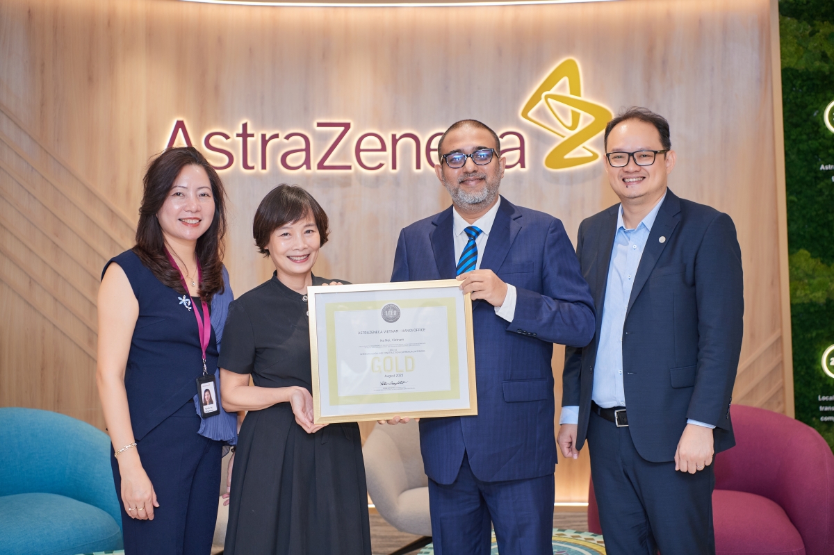 AstraZeneca Vietnam office in Hanoi receives LEED Gold certification