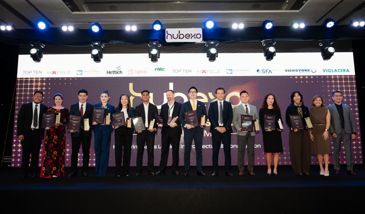 Hubexo Asia Awards honour Vietnam"s top architecture and construction firms