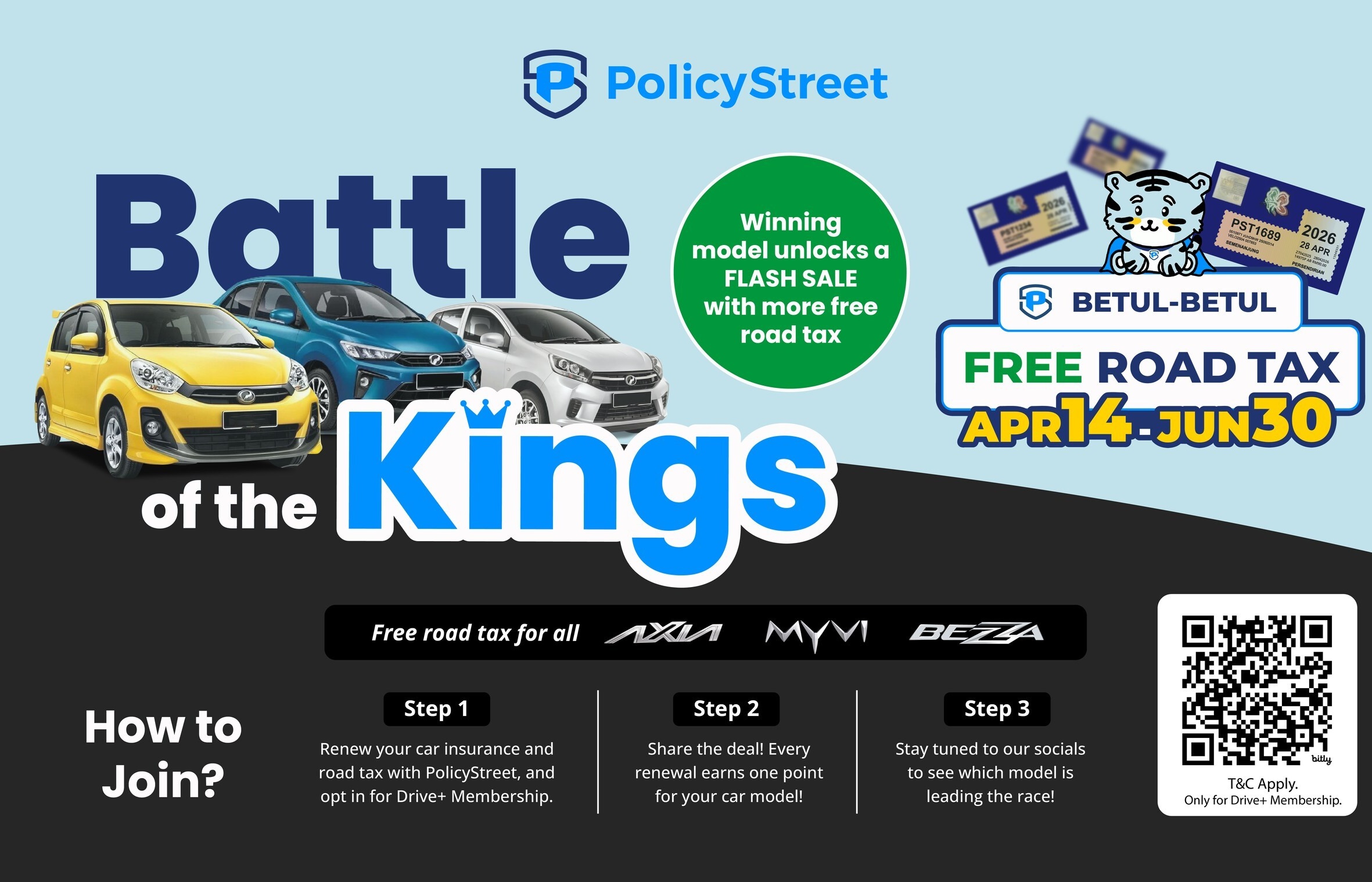 PolicyStreet Launches ‘Battle of the Kings’ Campaign for Perodua Drivers