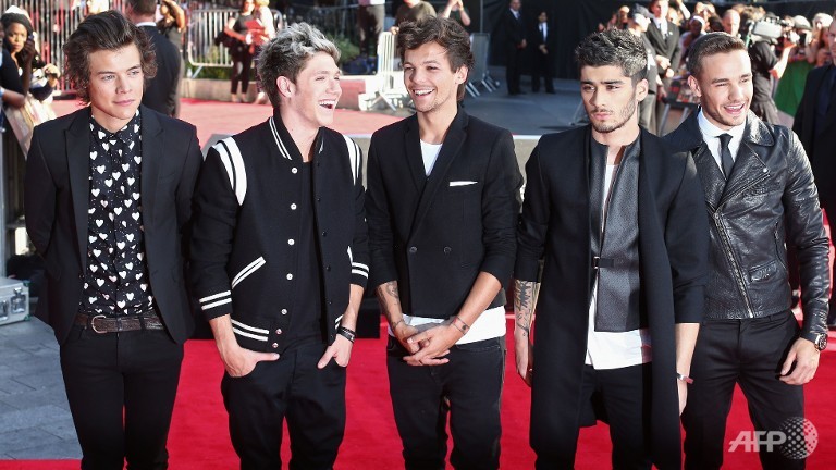 One Direction film premiere hits London