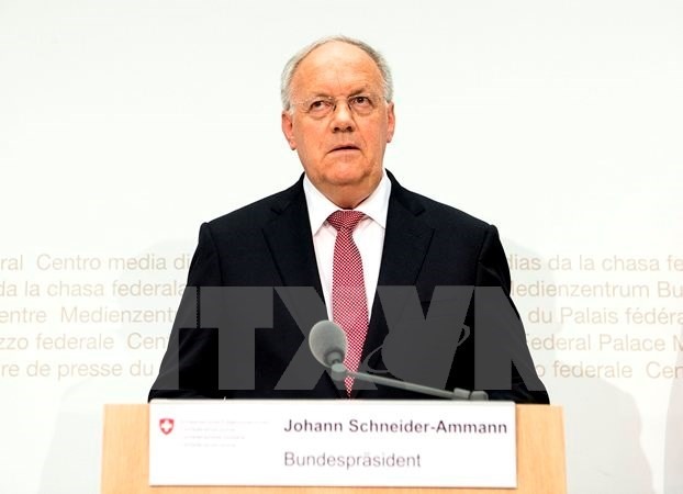 Swiss President hopes for early signing of EFTA